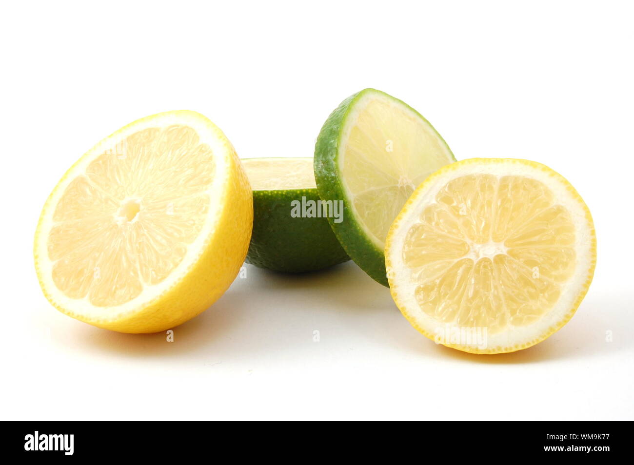 fresh lemon and citron fruits isolated an a white background Stock ...