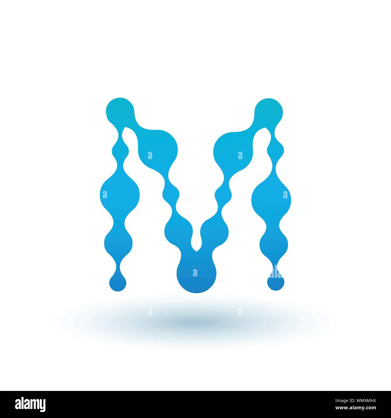 Letter M Designs Water