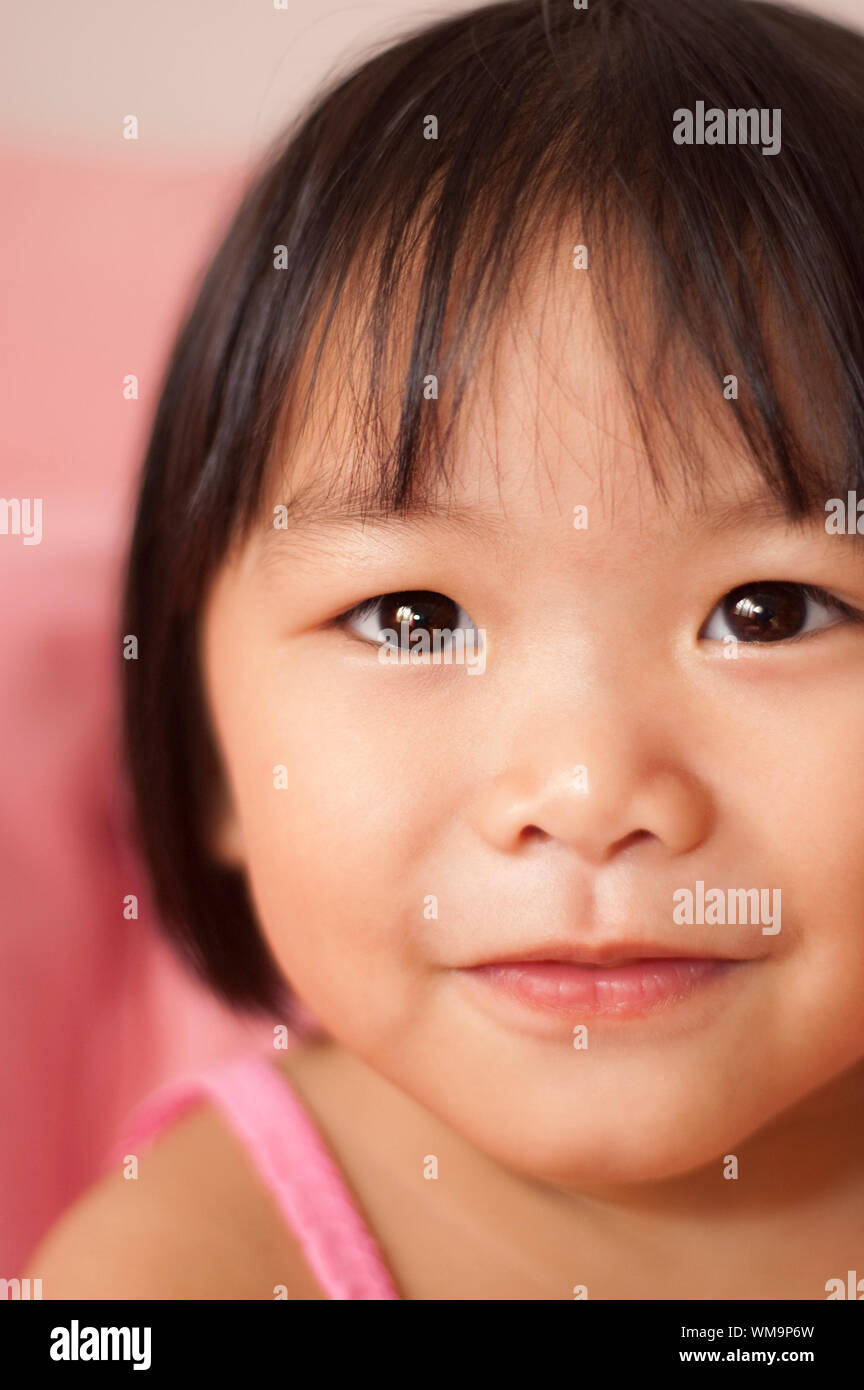 Little Chinese Girl Face