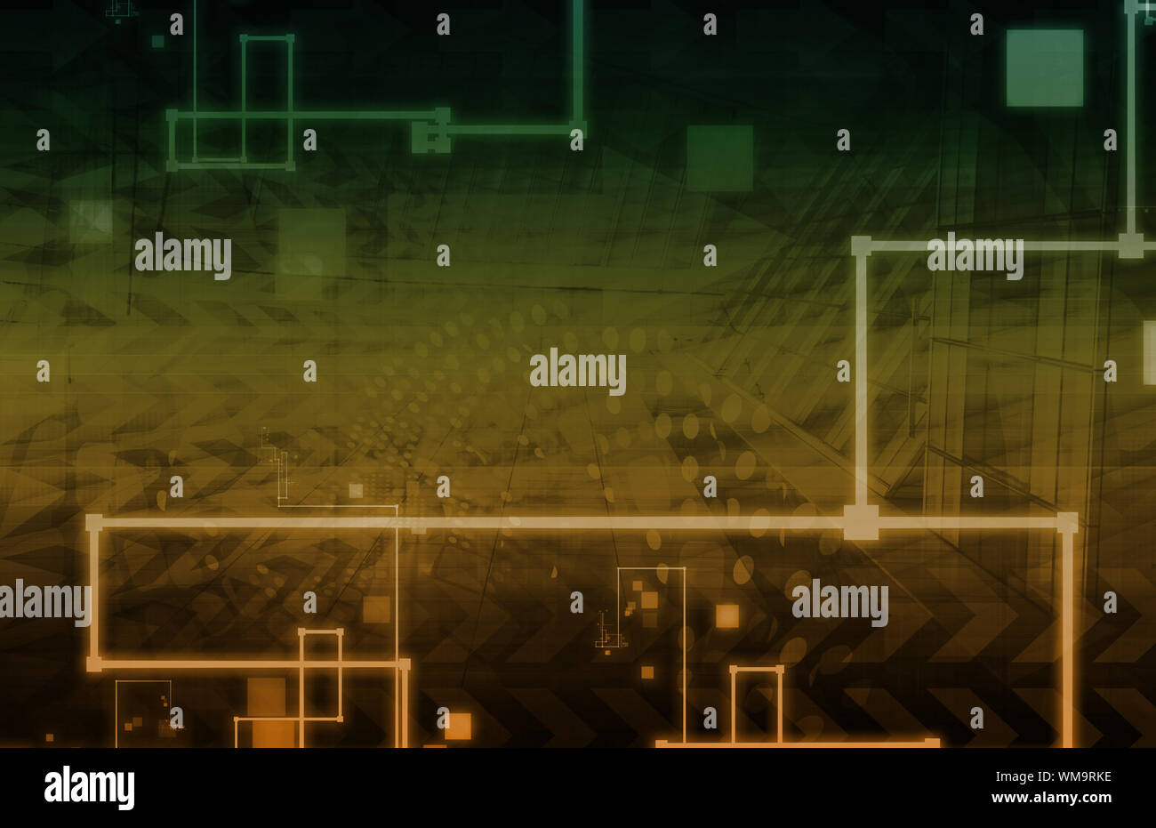 Information Technology Data Network as a System Stock Photo - Alamy