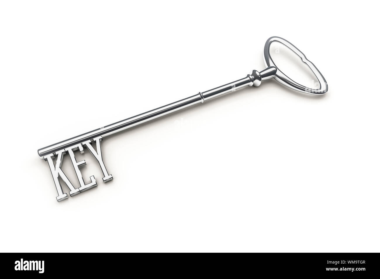 An image of a key with the word key Stock Photo - Alamy