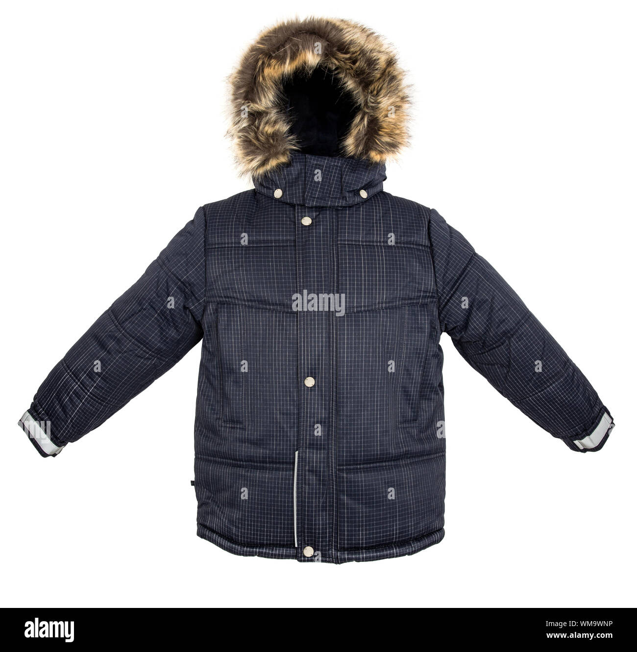 Winter warm jacket isolated on white background Stock Photo - Alamy