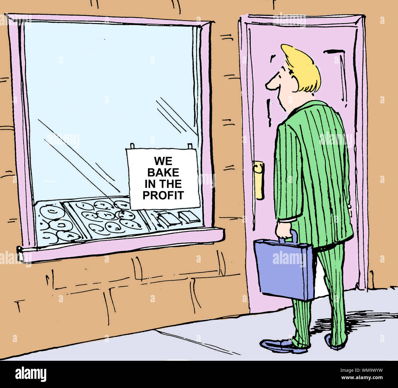 Ethics cartoon hi-res stock photography and images - Alamy