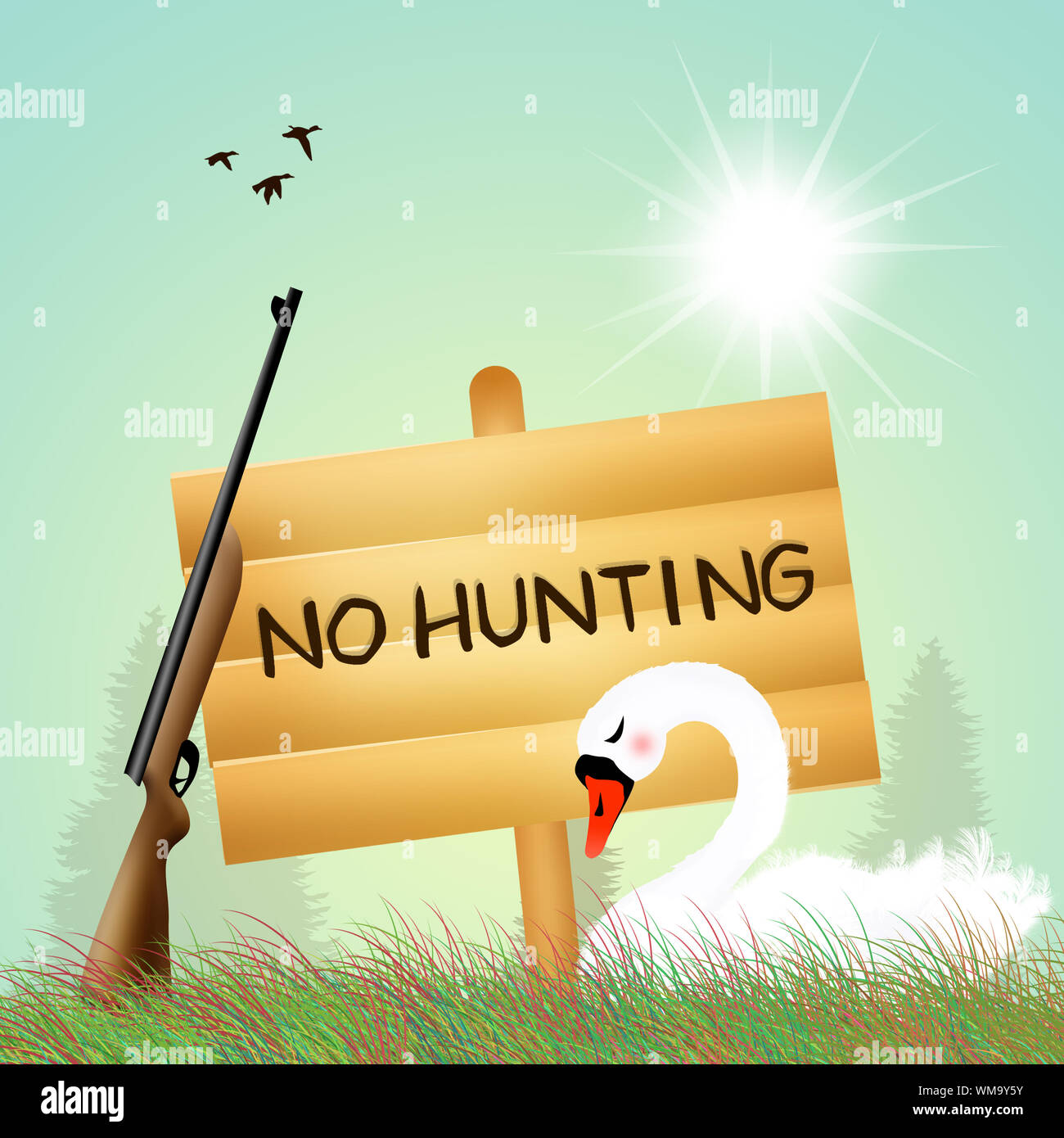 Hunting ban hi-res stock photography and images - Alamy