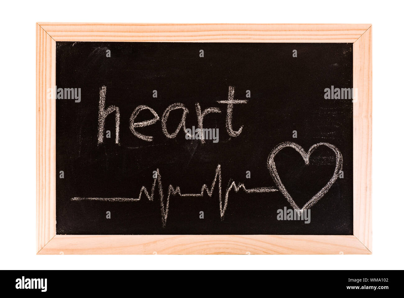 Write message on heart Cut Out Stock Images & Pictures - Alamy