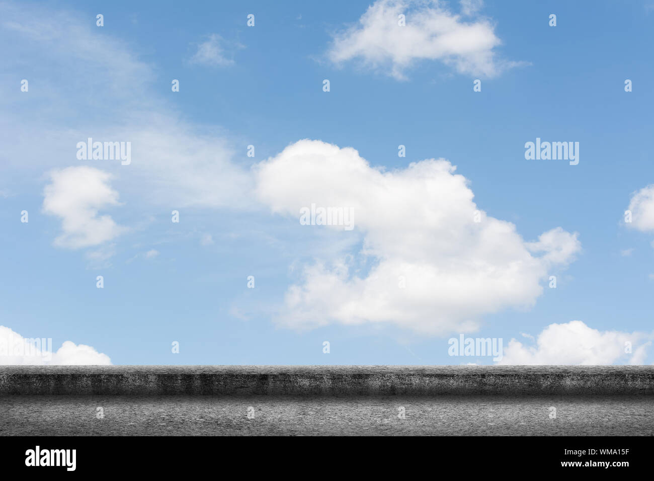 Scenic of clouds on heaven above the ground. Good background for you to ...
