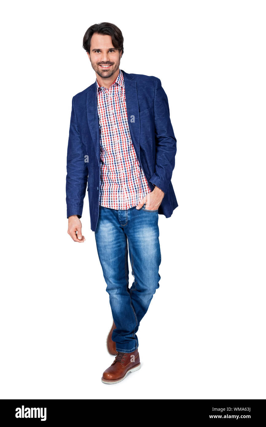 Handsome smiling man hi-res stock photography and images - Alamy