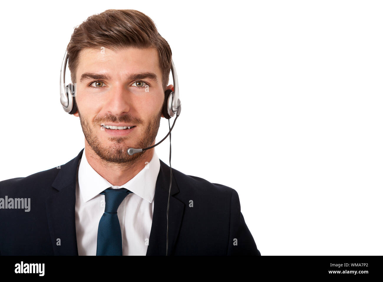 Guy Wearing Headset V MODA | Crossfade 3 Wireless