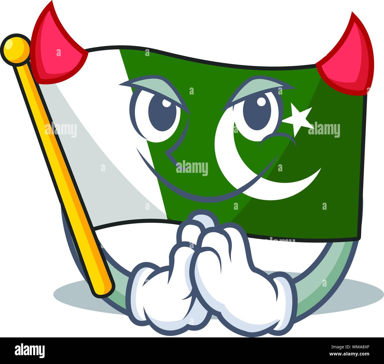 Singing pakistan mascot flag in cartoon drawer Stock Vector Image & Art ...