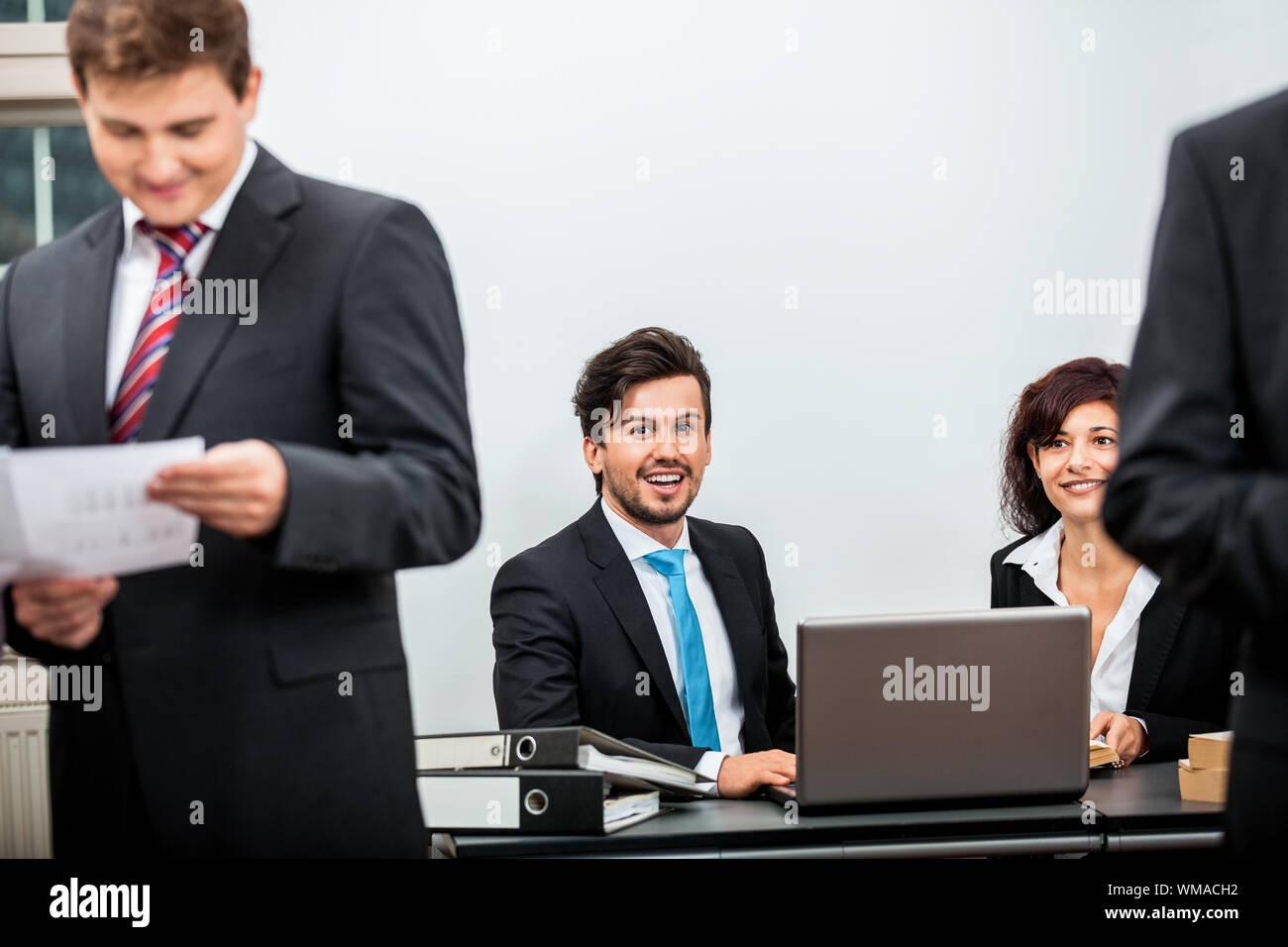 business people working in office teamwork professional meeting Stock ...