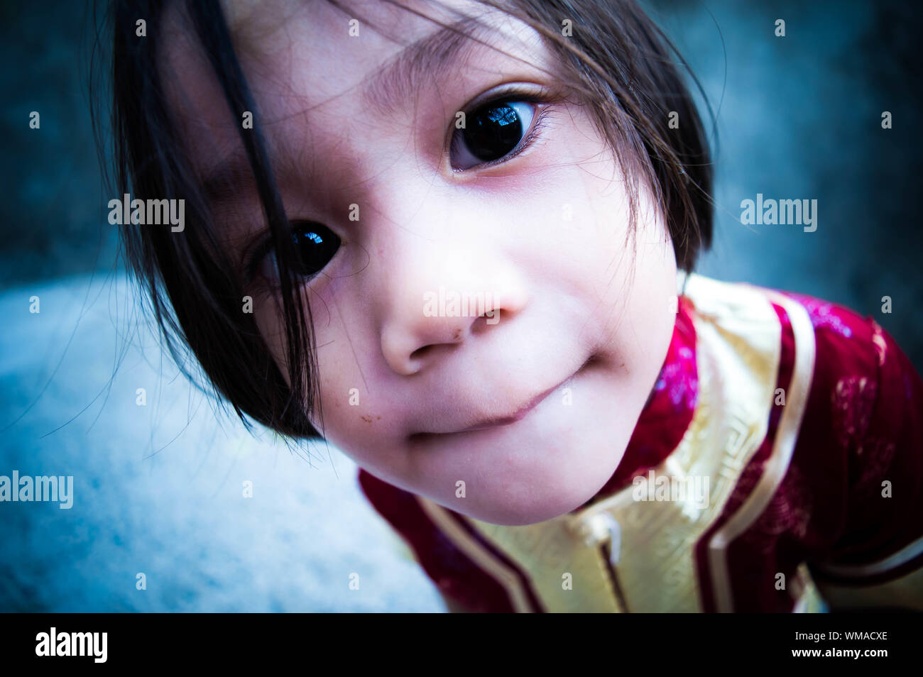 Biting lip hi-res stock photography and images - Alamy