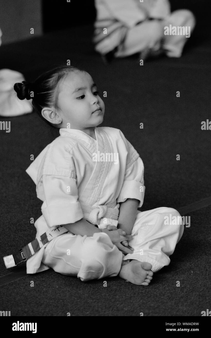 Girl karate girl hi-res stock photography and images - Alamy