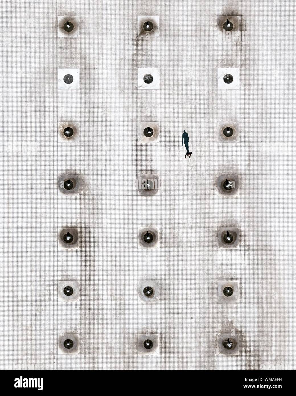Man Walking Aerial Street High Resolution Stock Photography and Images ...