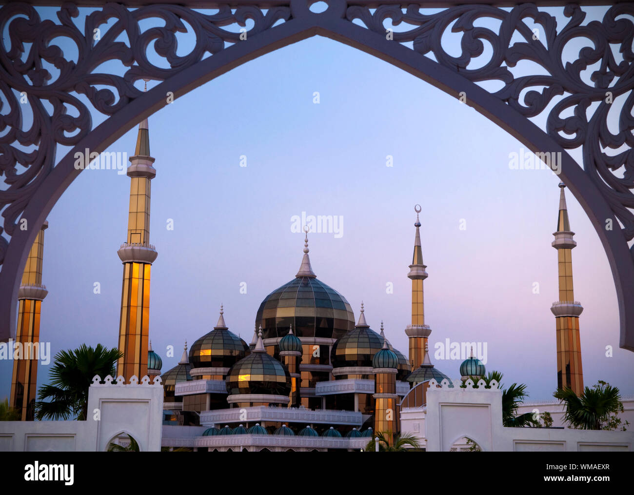 Crystal Mosque or Masjid Kristal in Kuala Terengganu, Terengganu ...