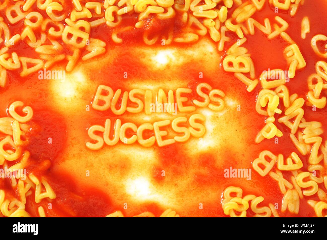 Business success shown food hi-res stock photography and images - Alamy