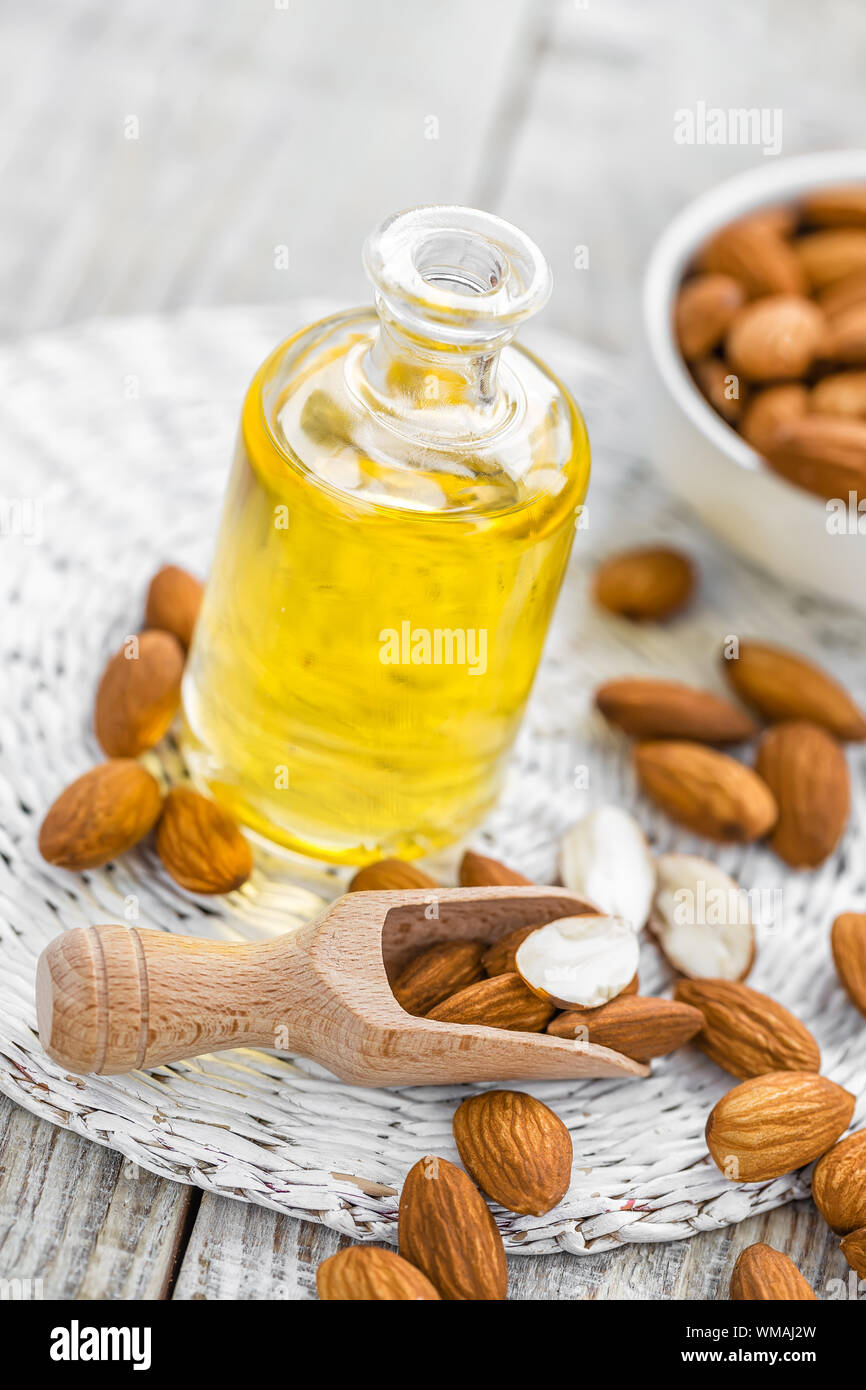Badam oil hi-res stock photography and images - Alamy