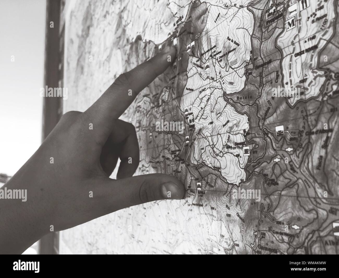 Person wall map hi-res stock photography and images - Alamy