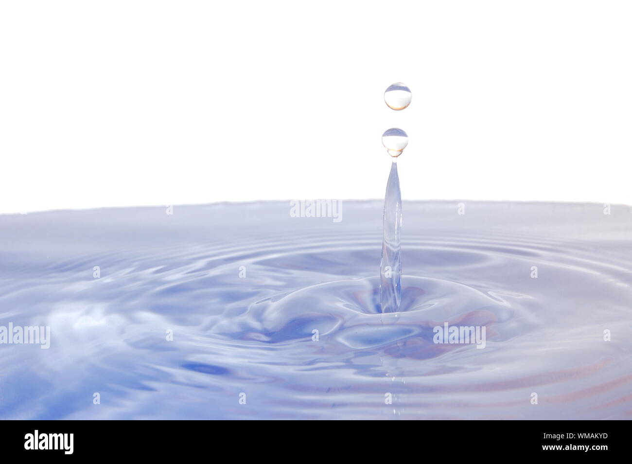 splashing water drop showing a healthy wellness concept Stock Photo - Alamy