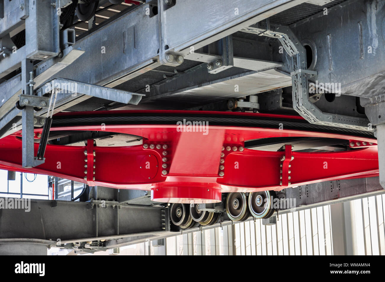 Red and gray train hi-res stock photography and images - Alamy