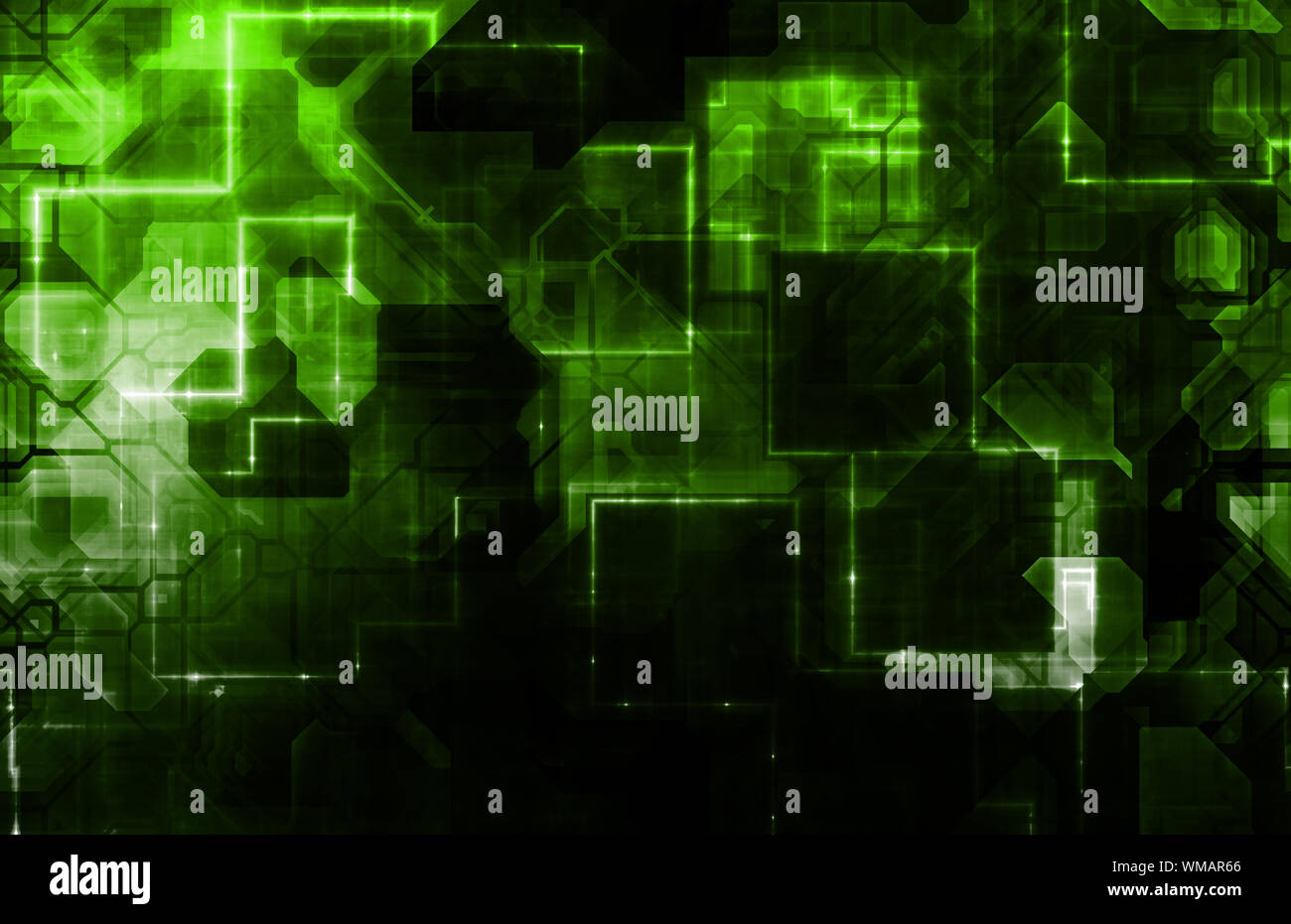 Electrical Engineering With Pulse Lines as Art Stock Photo - Alamy