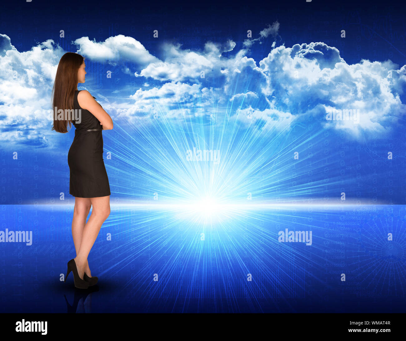 Crossed light beams hi-res stock photography and images - Alamy