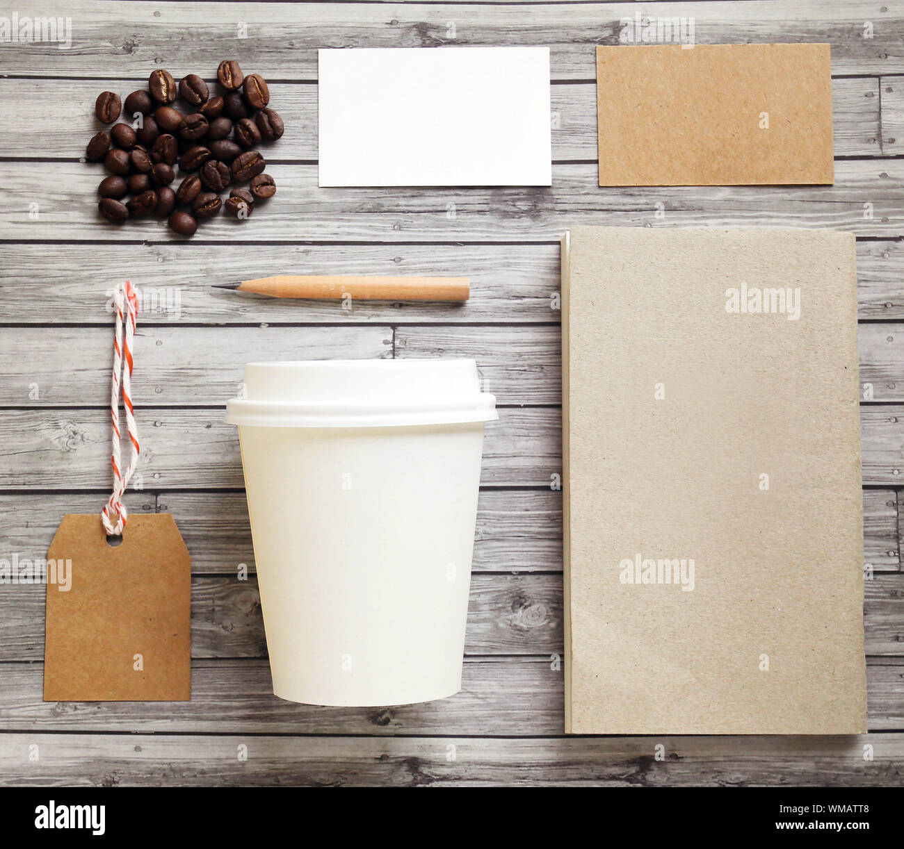 Coffee identity branding mockup set Stock Photo - Alamy