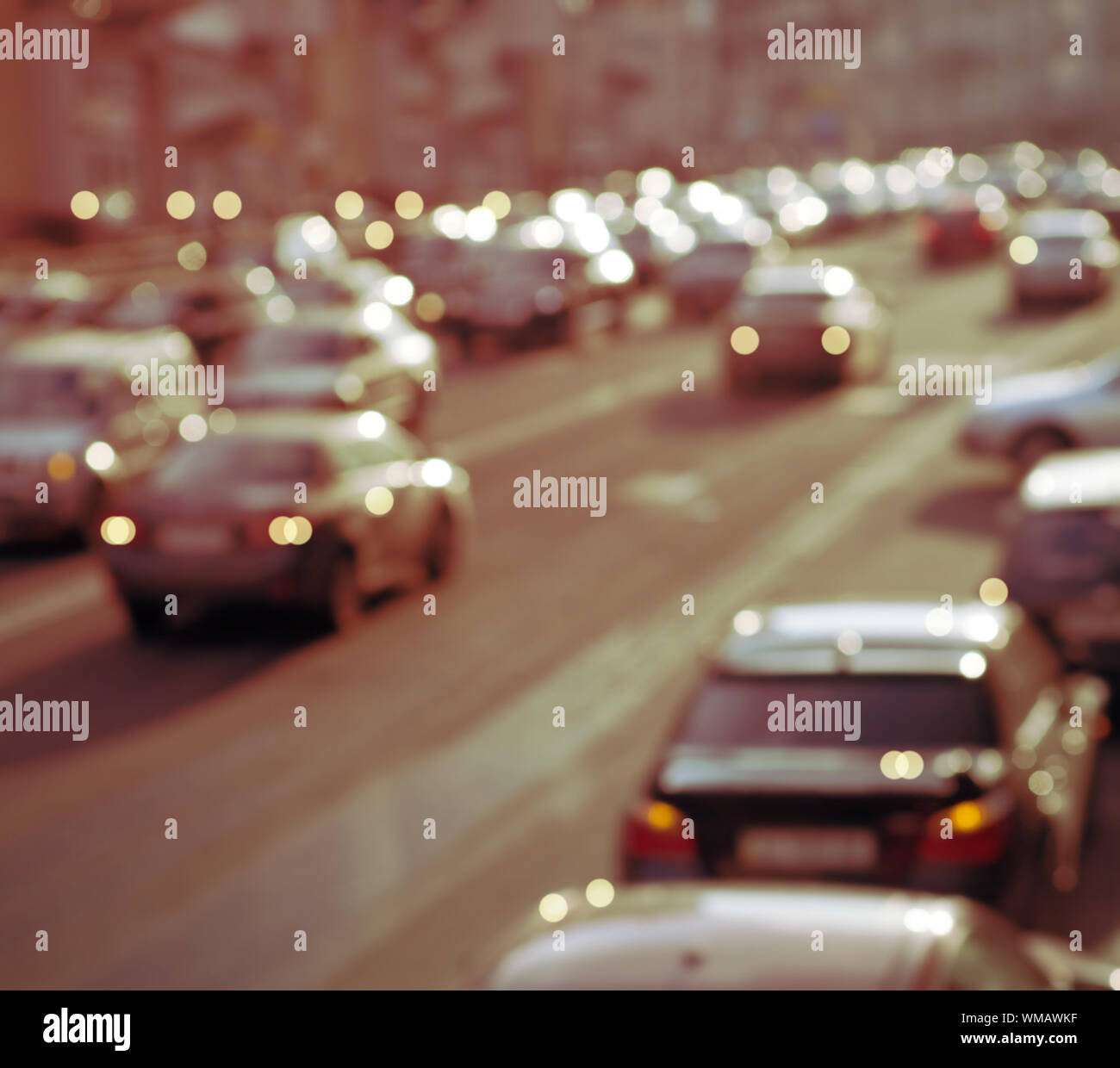 De focused night traffic lights hi-res stock photography and images - Alamy