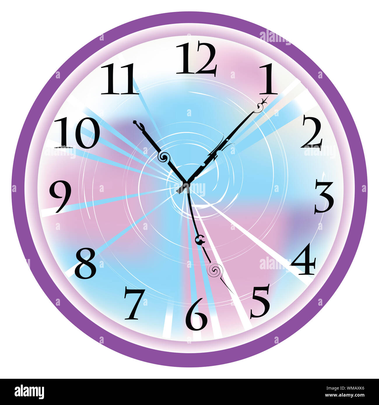 Beautiful clock Stock Photo - Alamy