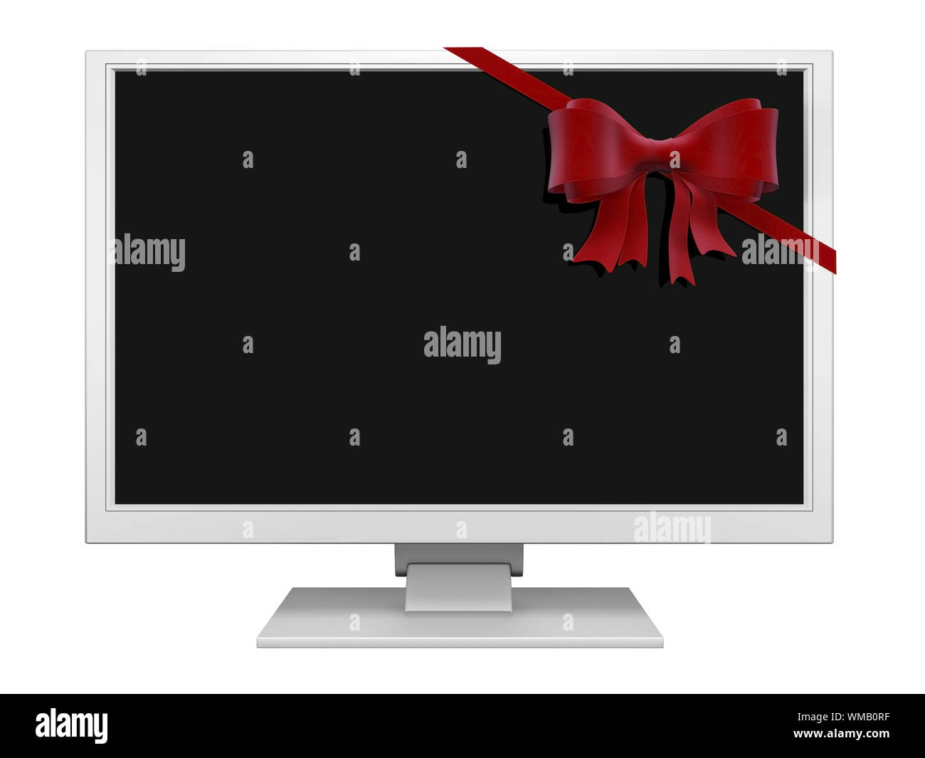 Image of computer technology on a white background isolated Stock Photo ...