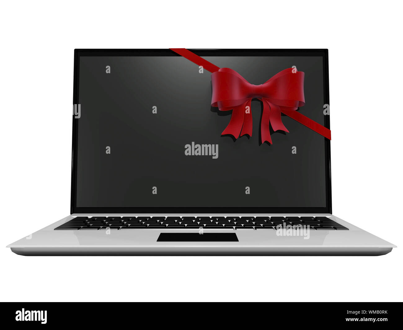 Image of computer technology on a white background isolated Stock Photo ...