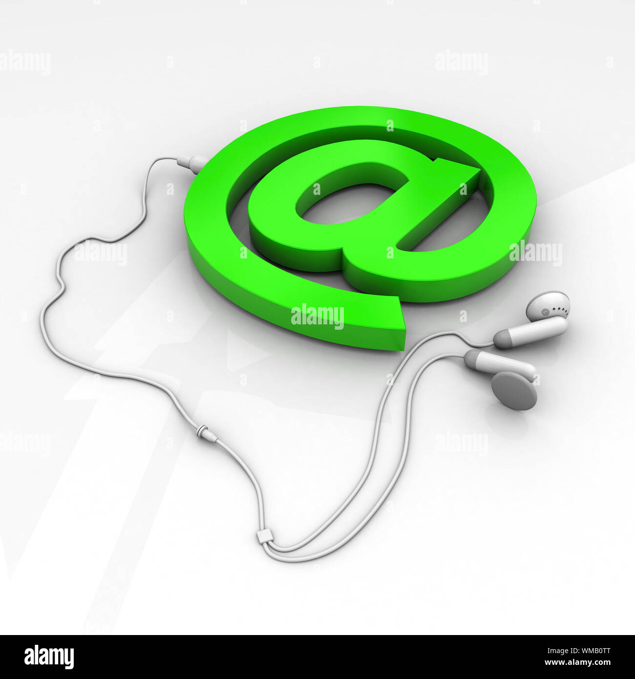 Image of computer technology on a white background isolated Stock Photo ...