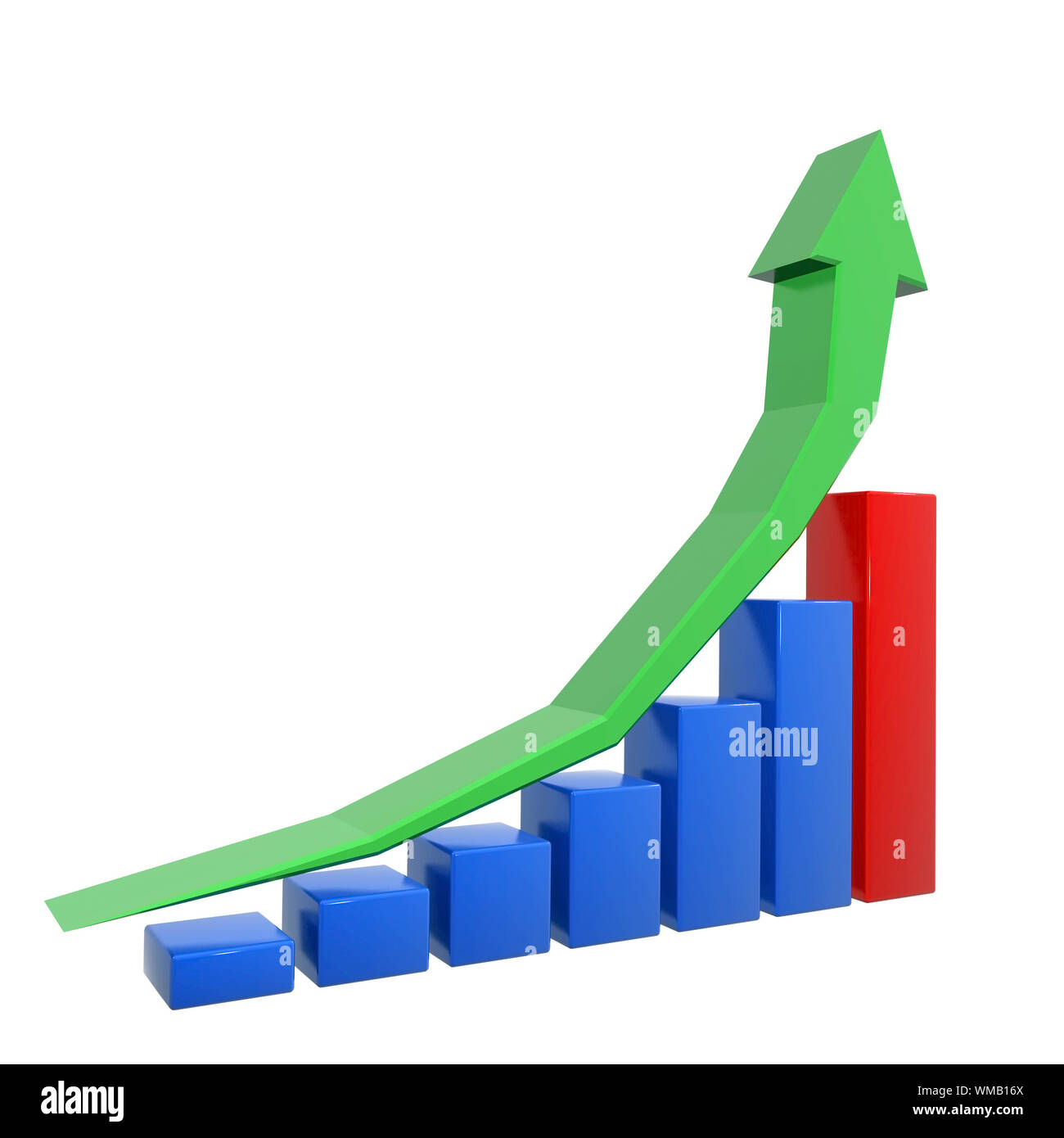 the graph of growth, the statistics of growth, career ladder Stock ...