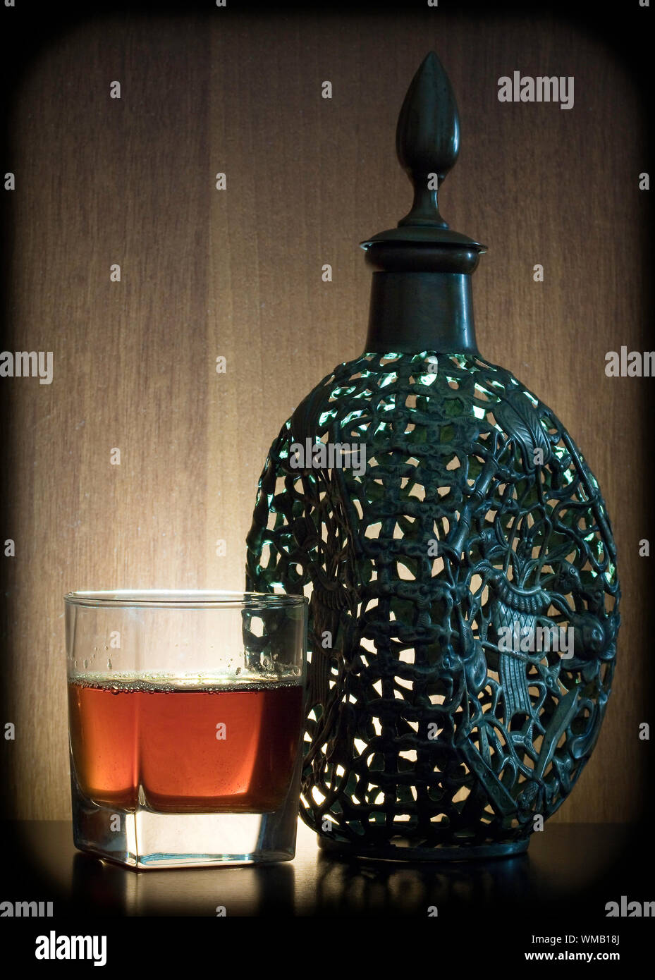 Bottles honey brandy hi-res stock photography and images - Alamy