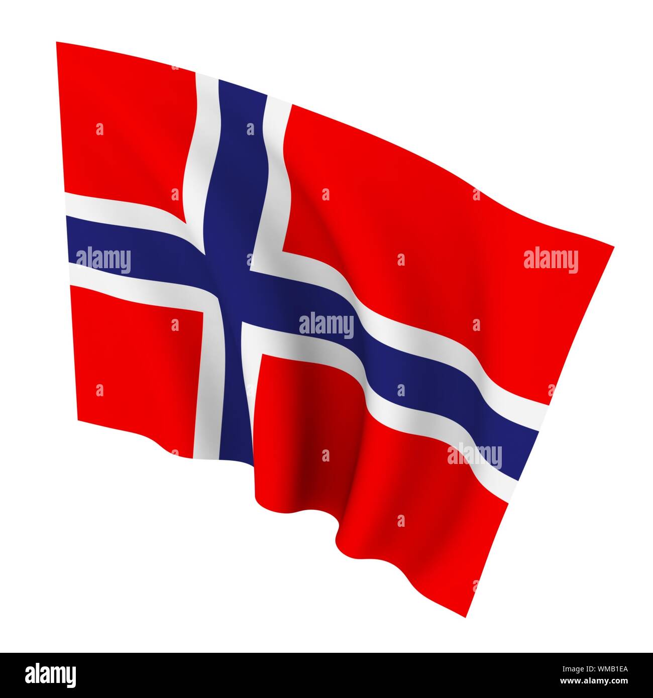 Beautiful flag on a white background Stock Photo - Alamy
