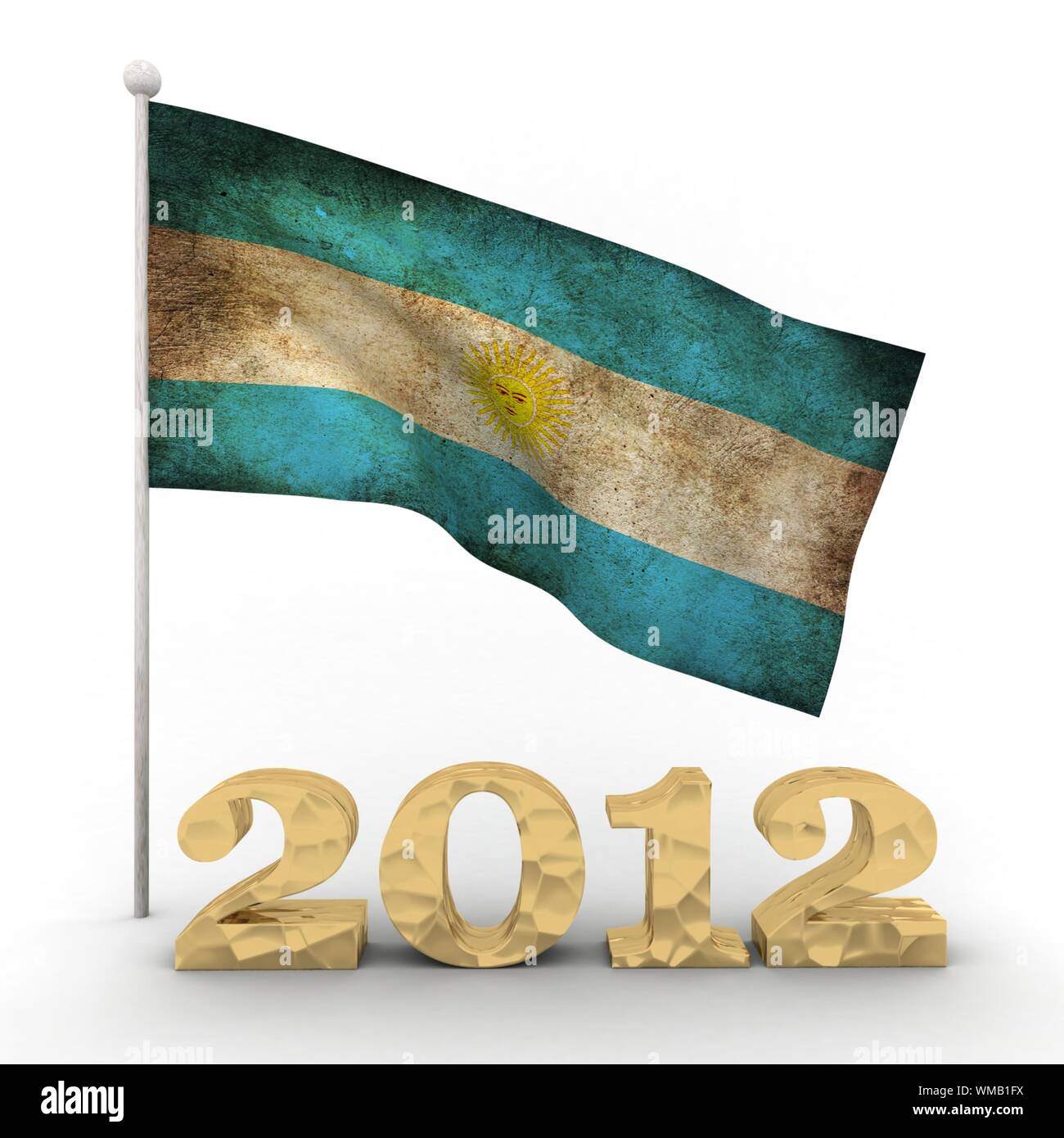 Beautiful flag on a white background Stock Photo - Alamy