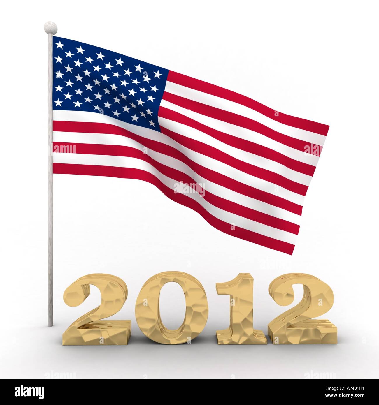 Beautiful flag on a white background Stock Photo - Alamy