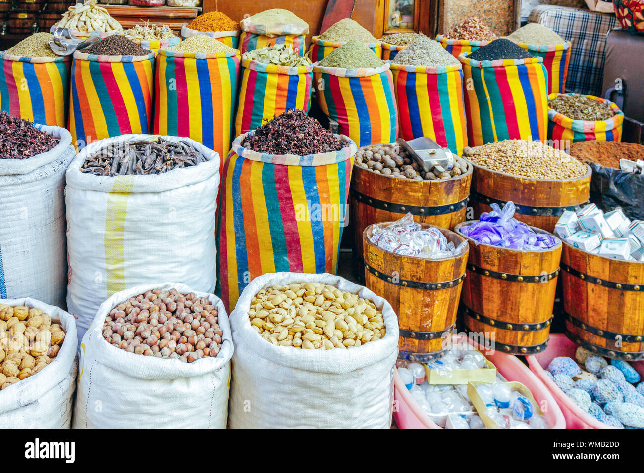 Spices in a sack hi-res stock photography and images - Alamy