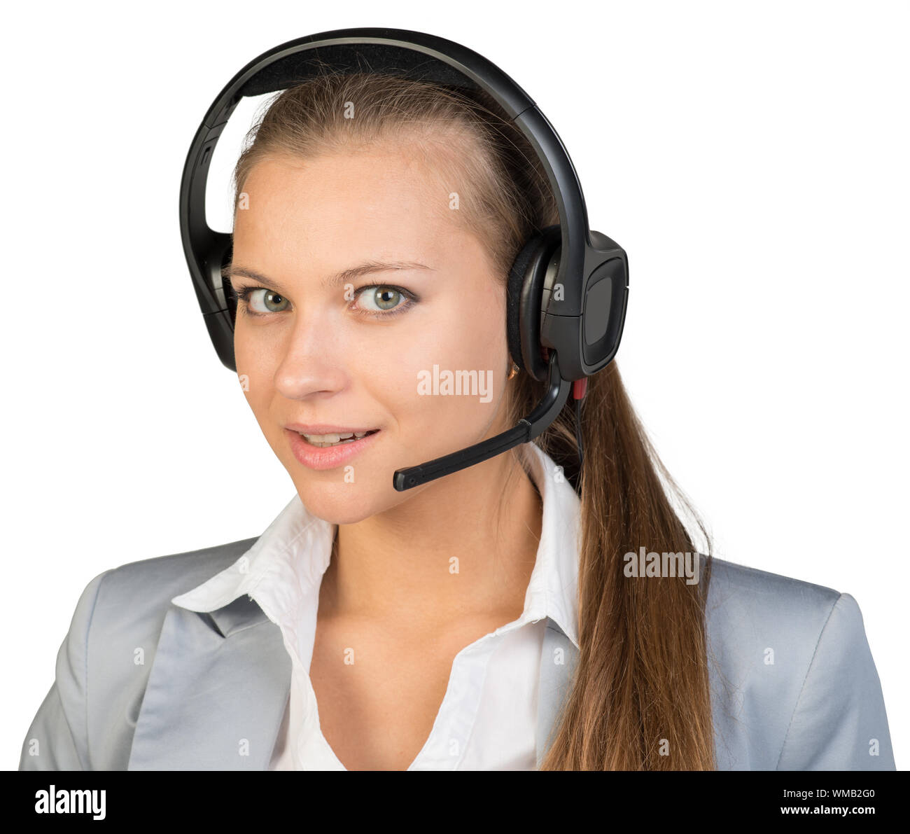 Smile and parted lips hi-res stock photography and images - Alamy