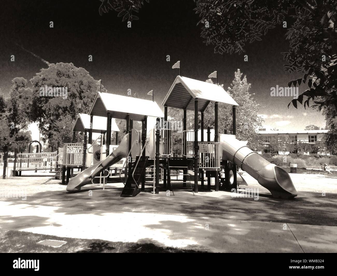 Slides in playground hi-res stock photography and images - Alamy