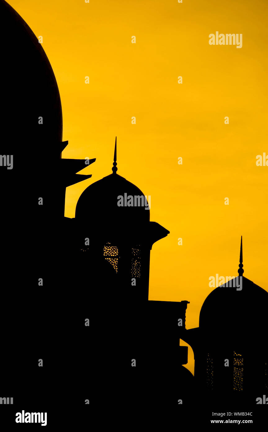 mosque silhouette during sunset Stock Photo - Alamy