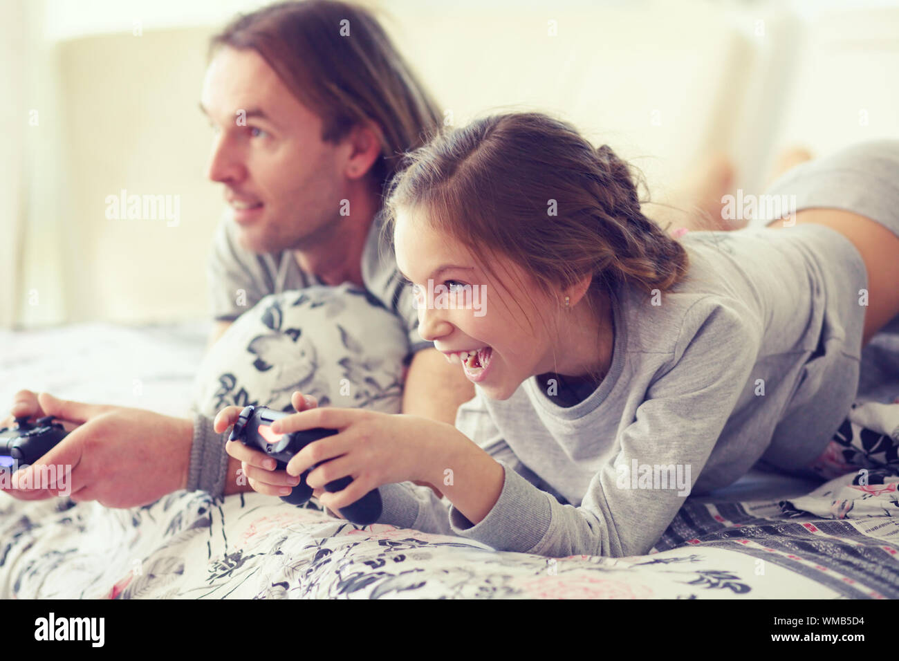 Lazy Kids Playing Video Games