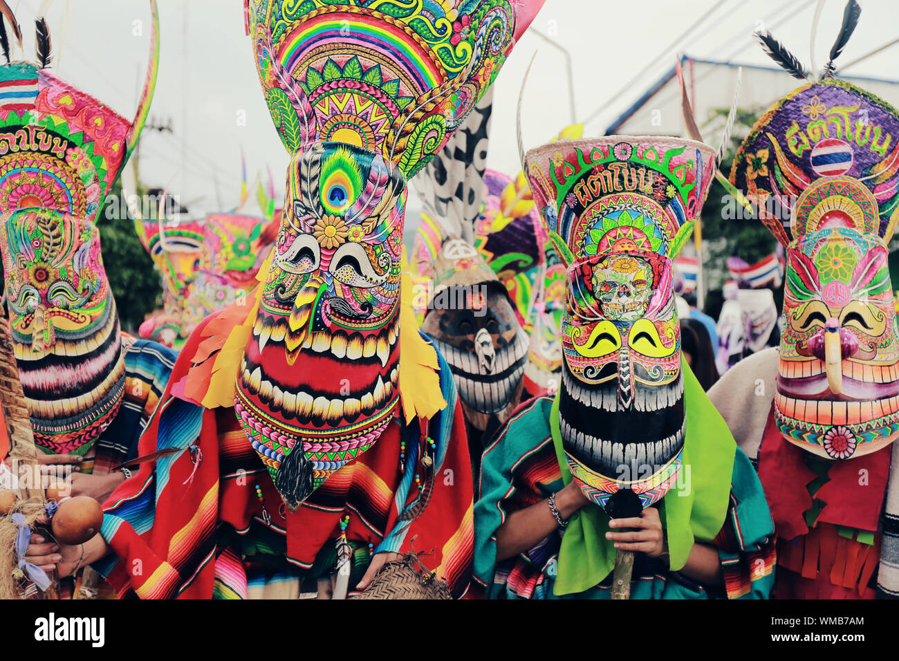 Colorful masks hi-res stock photography and images - Alamy