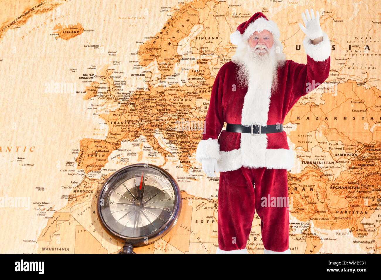 Map middle east, compass hi-res stock photography and images - Alamy