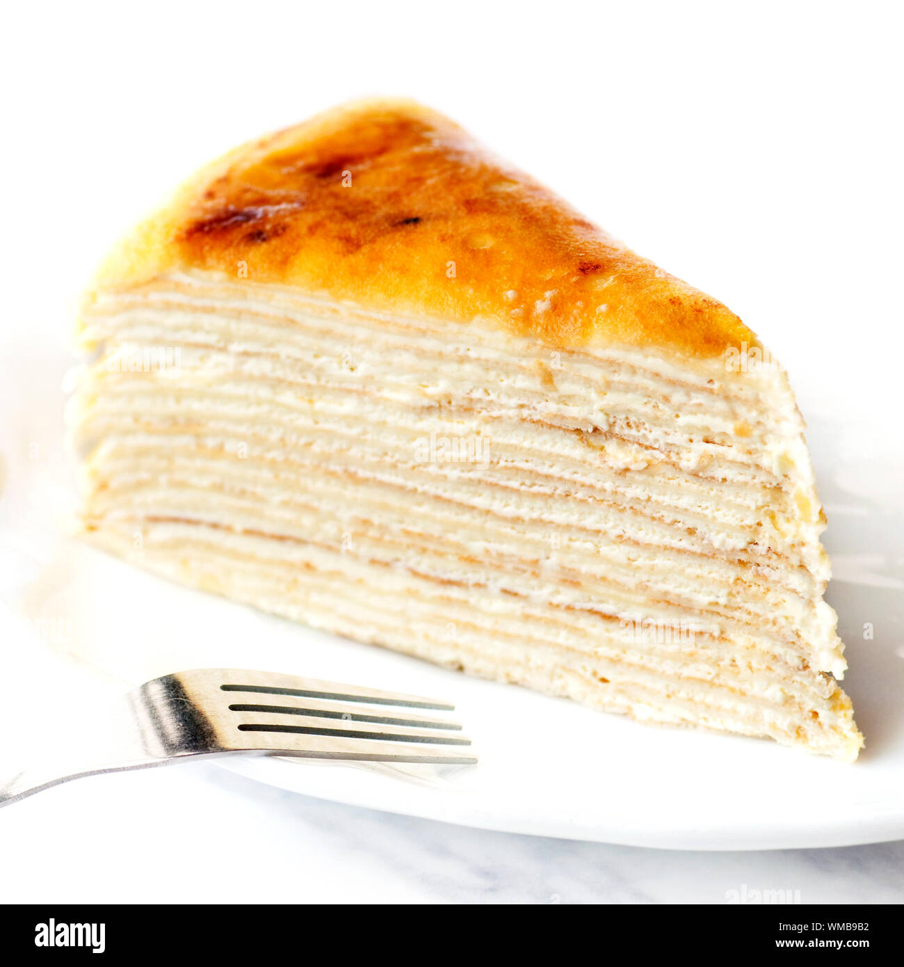 Thousand layers cake, famous French cake in Malacca, Malaysia Stock ...