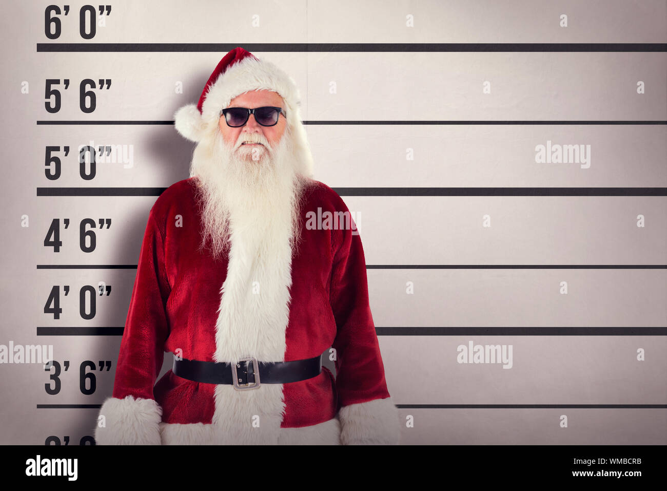 Santa police mug shot hi-res stock photography and images - Alamy