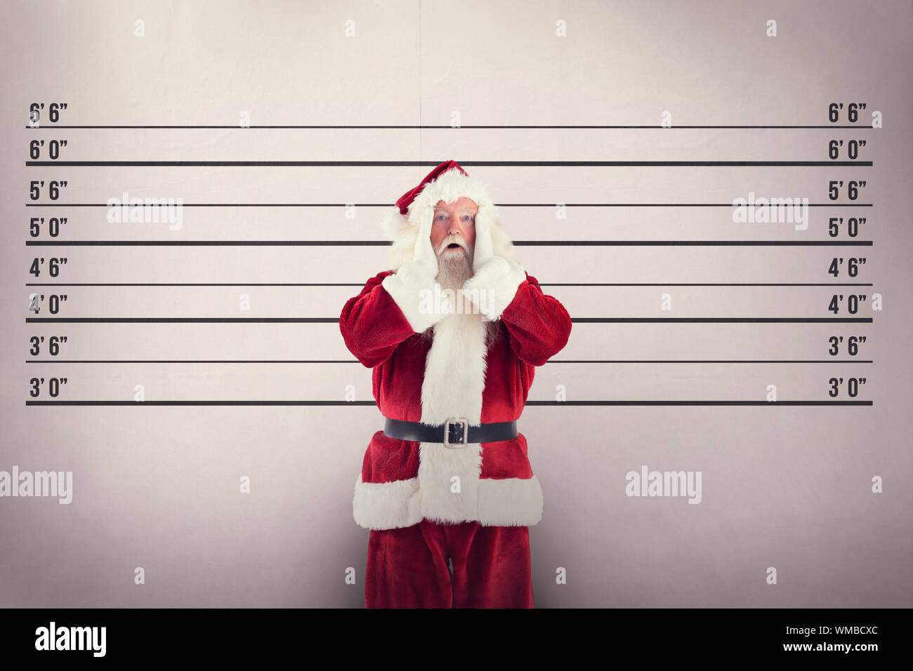 Santa police mug shot hi-res stock photography and images - Alamy