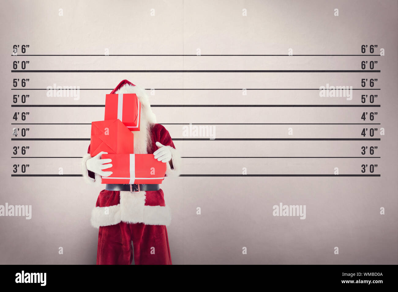 Santa police mug shot hi-res stock photography and images - Alamy