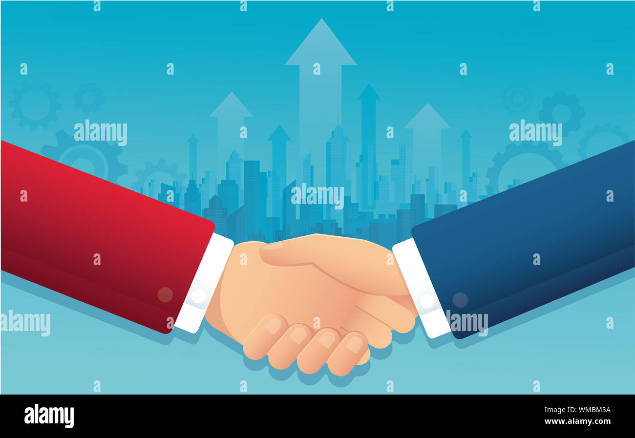 business handshake for successful. partnership concept Stock Photo - Alamy
