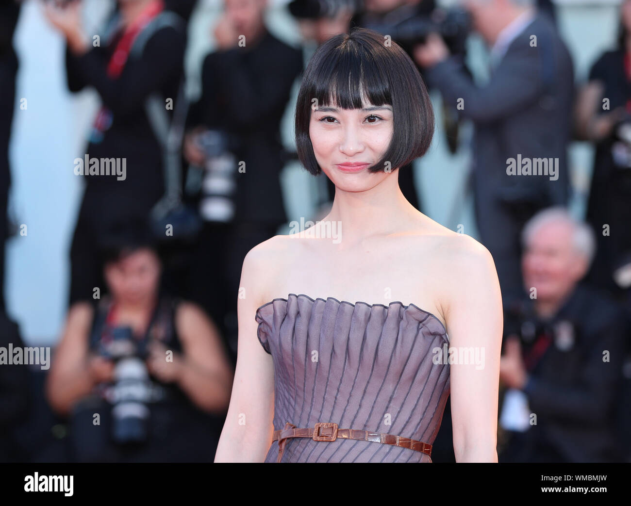 Venice, Italy. 4th Sep, 2019. Chinese actress Huang Xiangli poses on ...