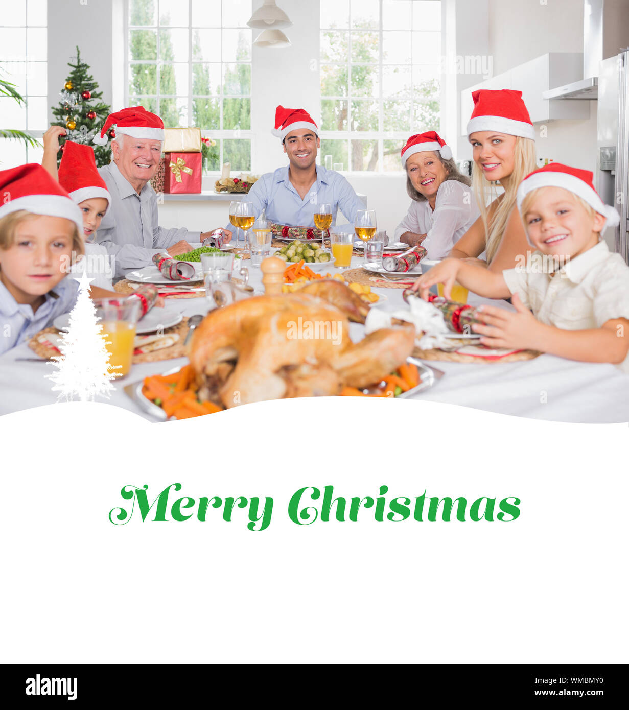 Extended family christmas dinner table hi-res stock photography and ...